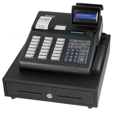Sharp XE-A407 Business POS Machine, Thermal 99 Dept Cash Register ...