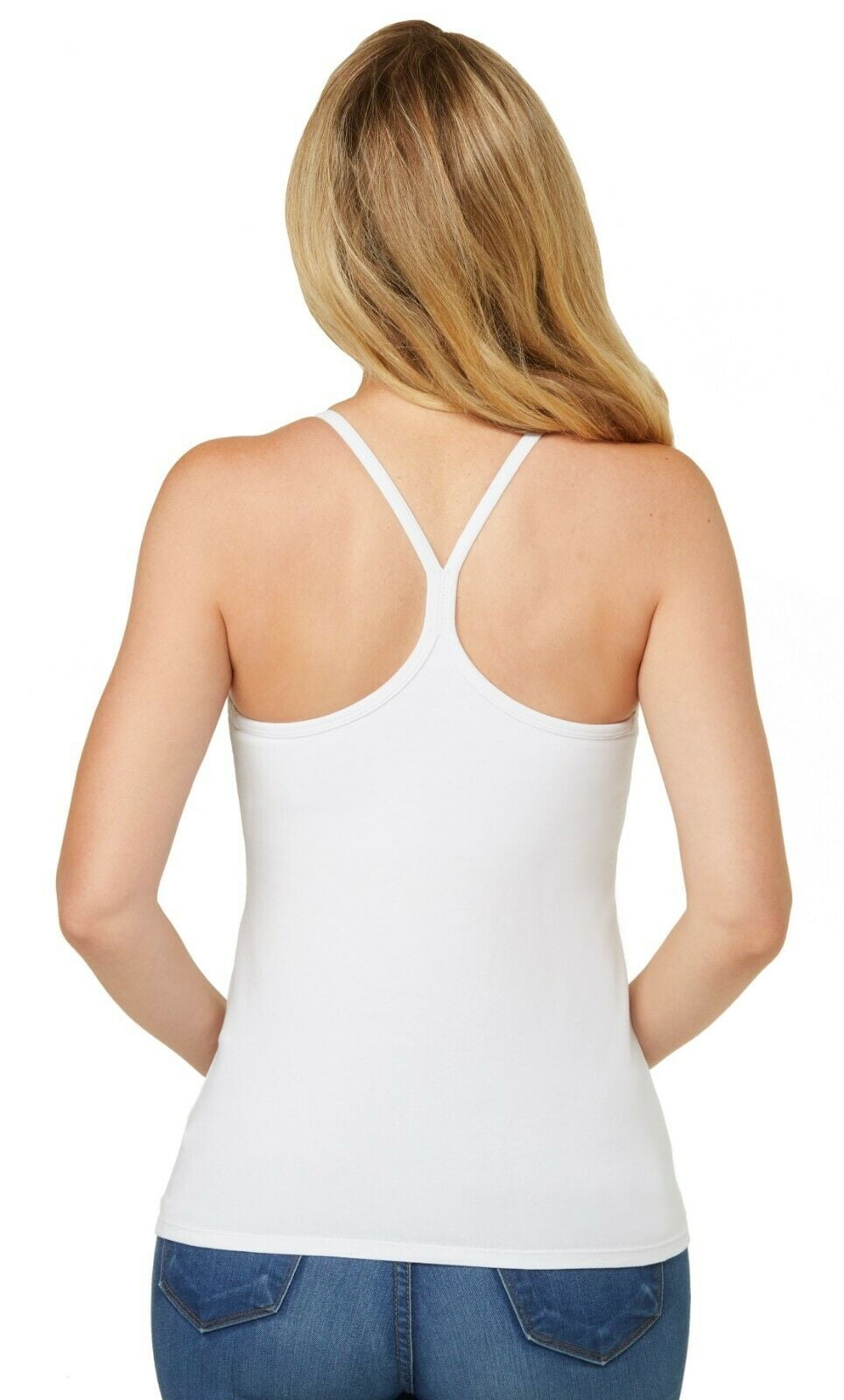 Alessandra B Wire-Free Molded Cup Y Strap Camisole - Walmart.com