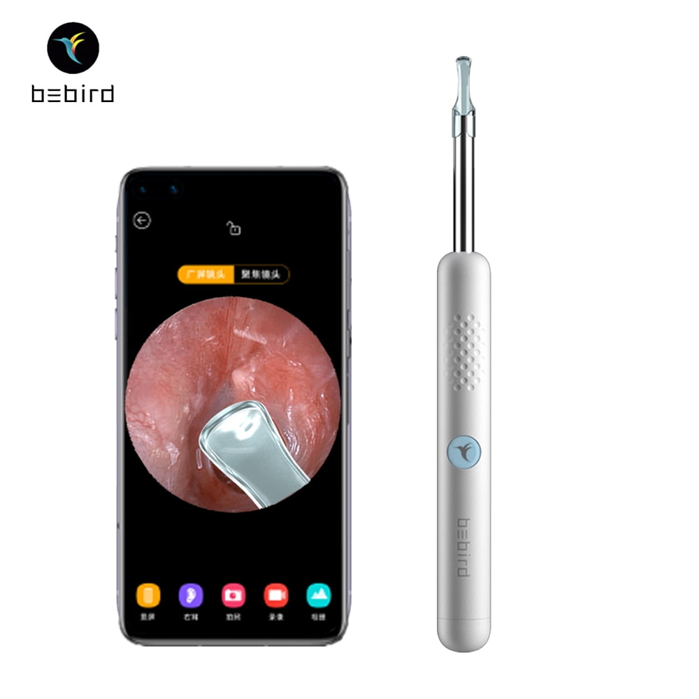 Wireless Intelligent Visual Otoscope Ear Cleaner w/4.5mm 3MP HD Mini ...