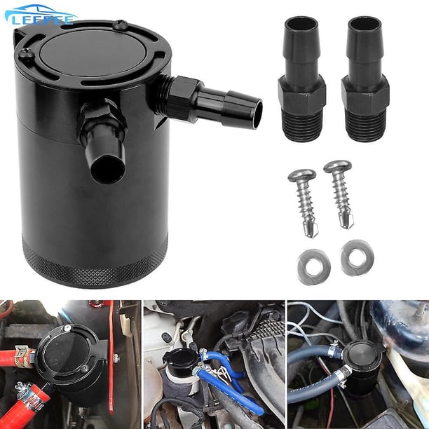 Baffled Oil Tank Aluminum Fuel Tank Universal Car Parts Oil Catch Can ...
