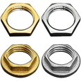 1PC Brass Hex Lock Nuts Pipe Fitting Flange Nut 1/8" 1/4" 3/8" 1/2" 3/4 ...