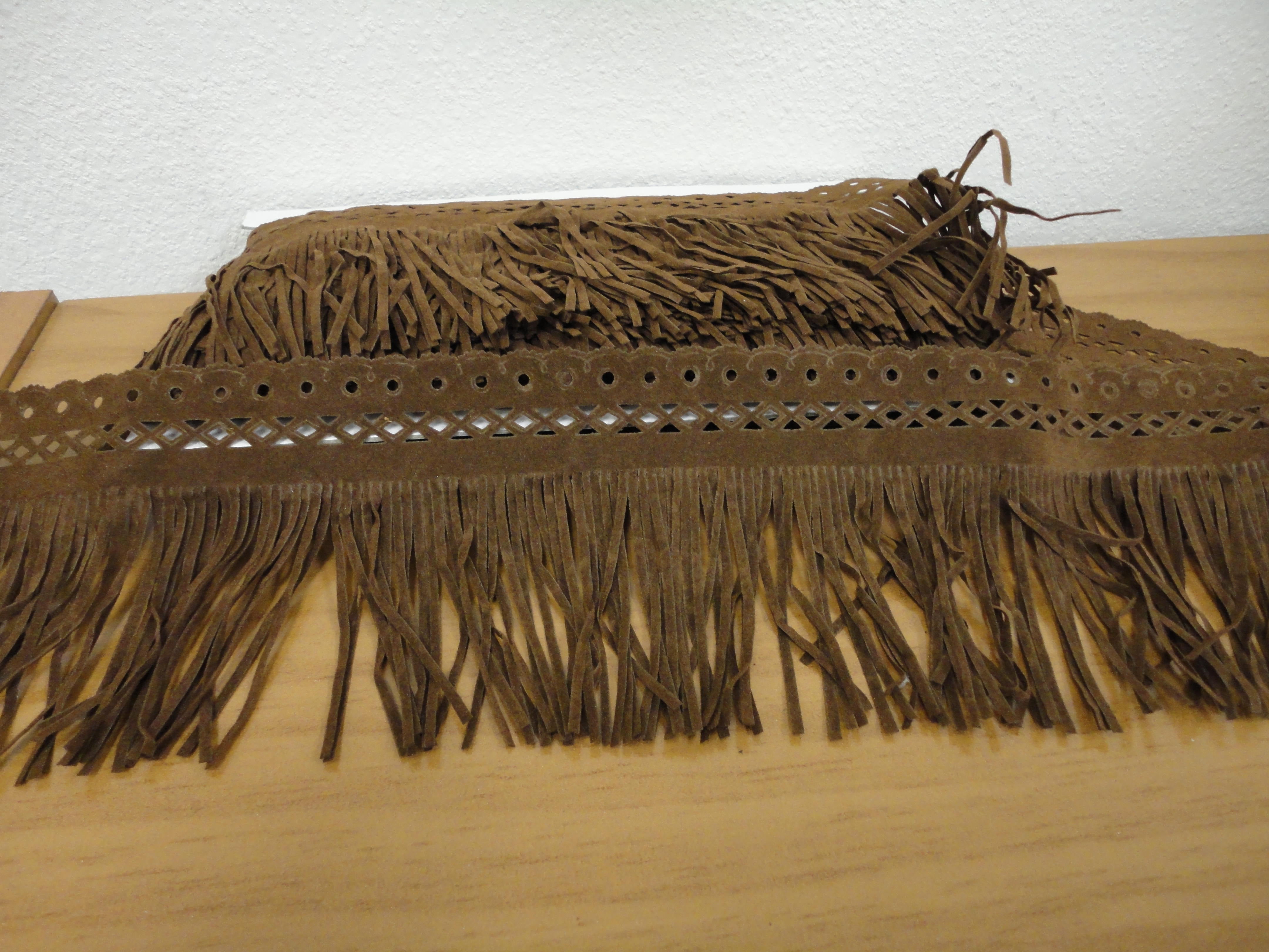 Charmed Brown Suede Fringe 5YDS - Walmart.com