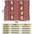 Burrito Taco Blanket Super Soft Flannel Blanket Comfy Cozy Throw ...