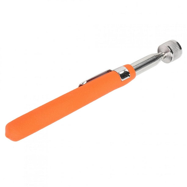 Telescopic Pick Up Tool, Orange Magnetic Pickup Stick Nonslip For ...