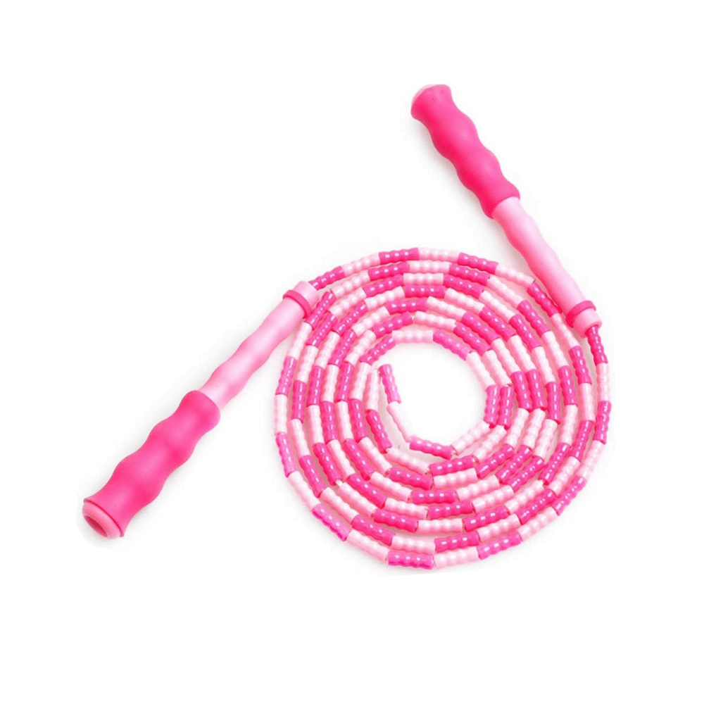 Happon 9 ft Soft Beaded Jump Rope, Adjustable-Segmented Fitness ...