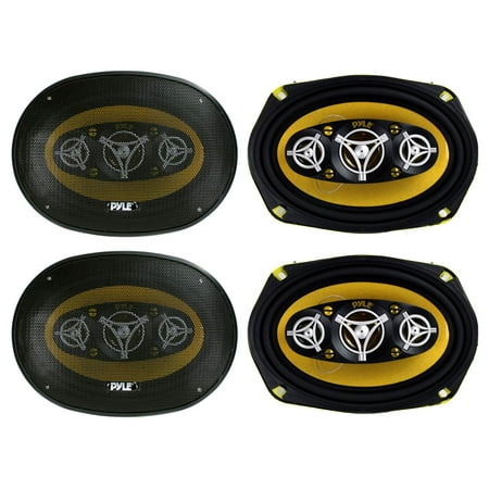 PYLE PLG69.8 6x9" 8-WAY 1000w Car Audio Stereo Coaxial Speakers PLG698 ...
