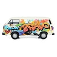 Volkswagen Type 2 (T3) Van White Metallic with Graffiti Graphics 1/24 ...