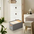 Grey Trouser Storage Artifact Household Wardrobe Layered Clothes Grids ...