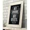 My Room My Rules - 11x14 Unframed Typography Art Print - Great Bedroom ...