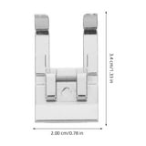 ORDDIART 1Pcs Silver Embroidery Foot for Sewing Machine Open Toe ...
