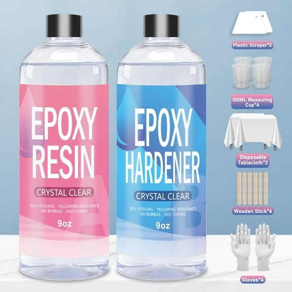 LET'S RESIN Epoxy Resin Kit, 1 Gallon, Crystal Clear, Table Top ...