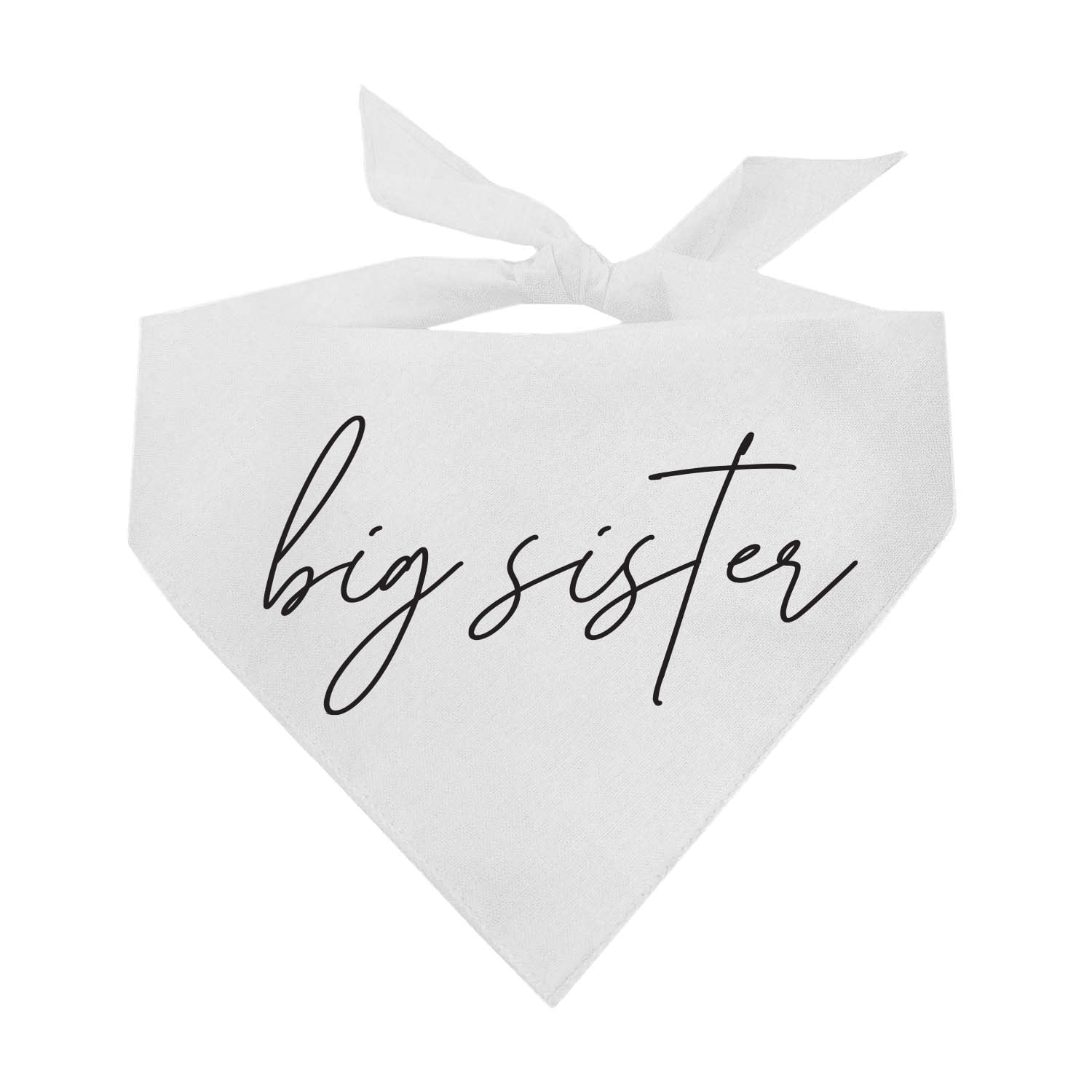 Big Sister Script Triangle Dog Bandana - Walmart.com