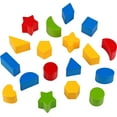 Play22USA Baby Blocks Shape Sorter Toy - 18 Stackable Shapes for ...