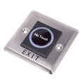 2X Switch Door Exit Button 12V IR No Press Door Release Exit Button for ...