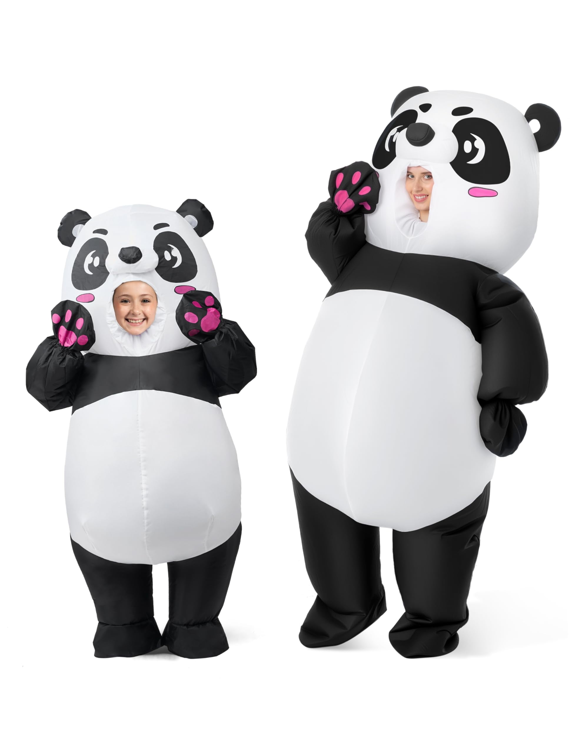 Disfraz hinchable Spooktacular Creations Panda de cuerpo entero, 244 cm ...
