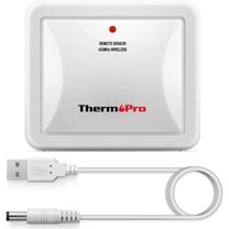 ThermoPro TX-4 Waterproof Indoor Outdoor Transmitter for TP60S/TP63 ...