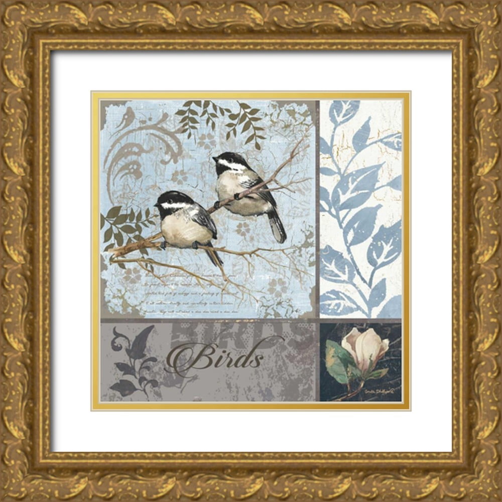 Phillips Anita 15x15 Gold Ornate Wood Framed With Double Matting