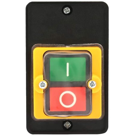 Wgthhk Pushbutton Switch,AC220V/380V 10A Waterproof ON/Off Pushbutton ...