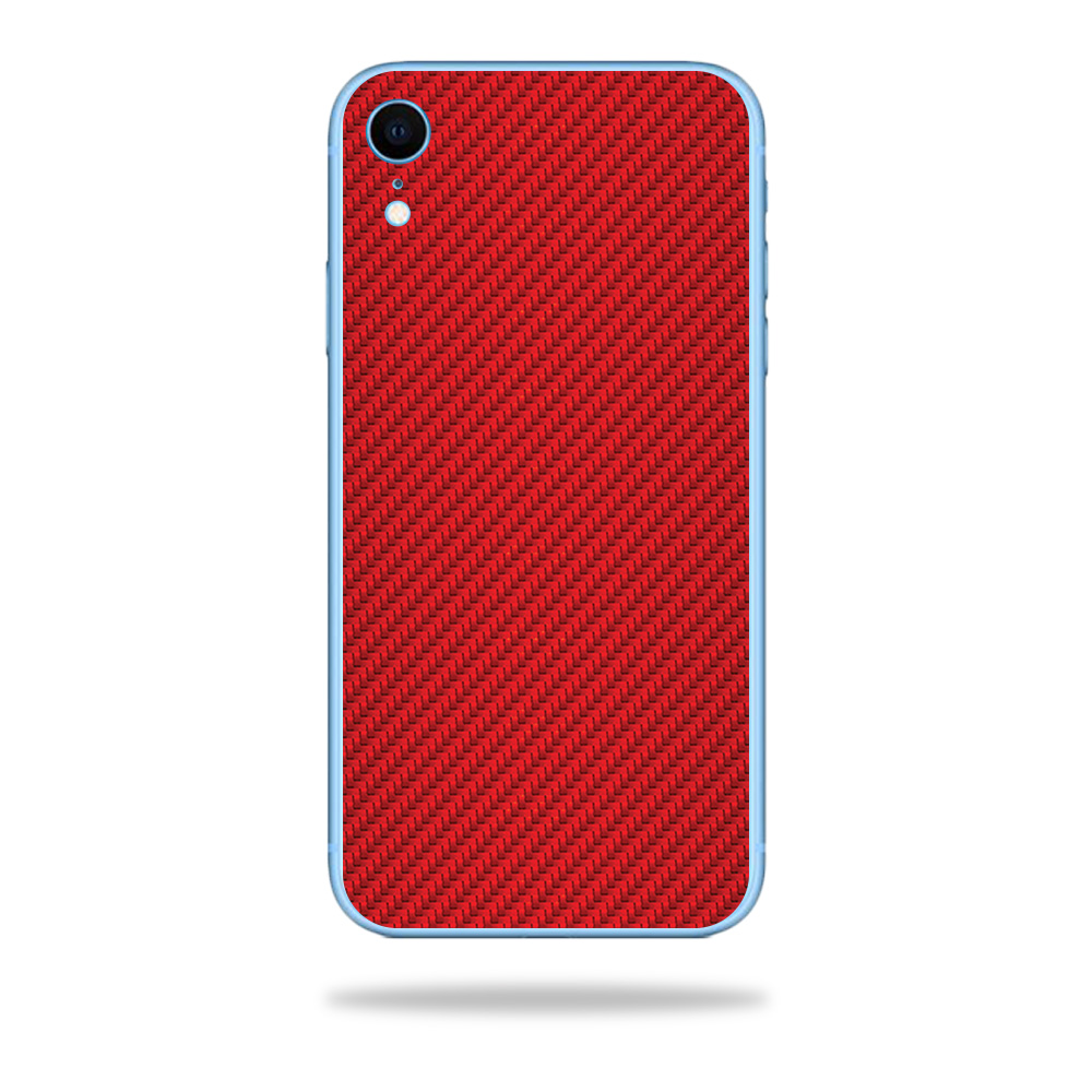 Skin Decal Wrap Compatible With Apple iPhone XR Sticker Design Red ...