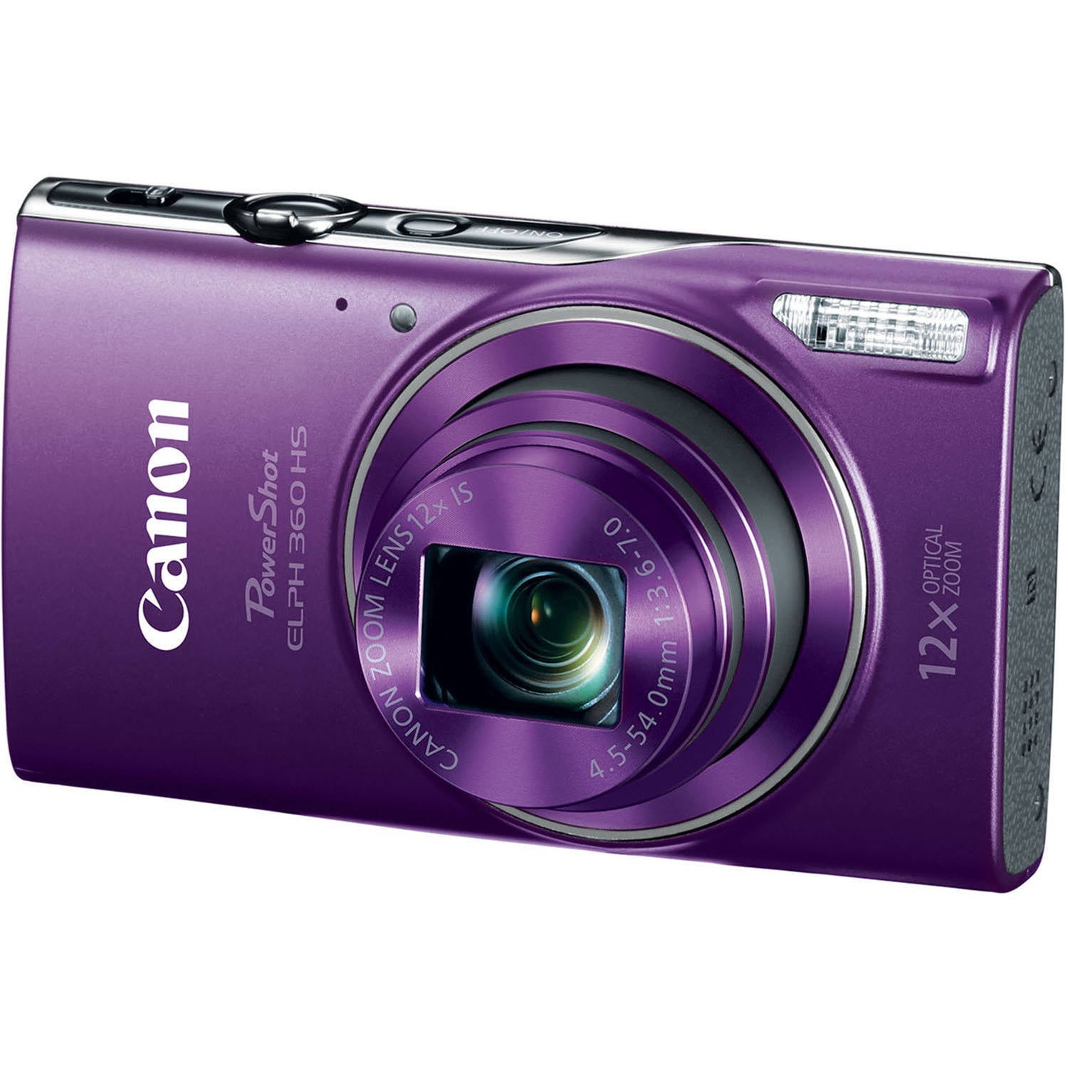 Canon PowerShot ELPH 360 HS Digital Camera Bundle with 20.2 Megapixels ...