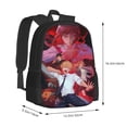 Chain-saw Anime Man Backpack 3D Print Lightweight Bookbag Casual Sport ...