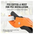 PEX Pipe Crimping Tool Kit - 3/8", 1/2", 3/4" Pro Press Crimper, PEX ...