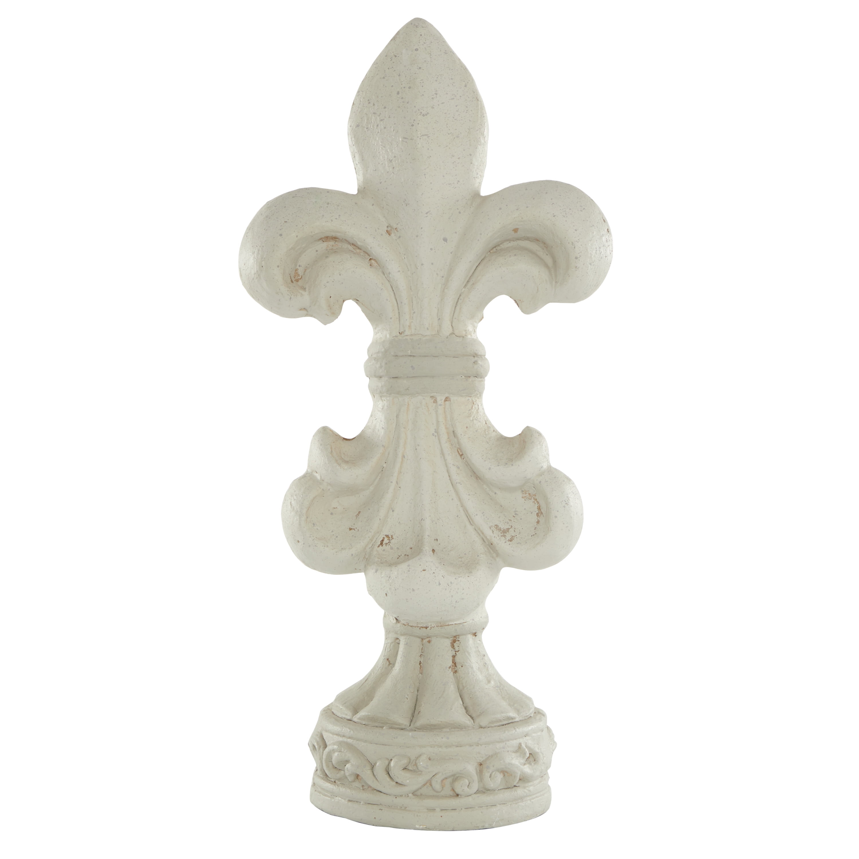 DecMode 10"W, 21"H Fiberglass Farmhouse Finial Sculpture, White ...