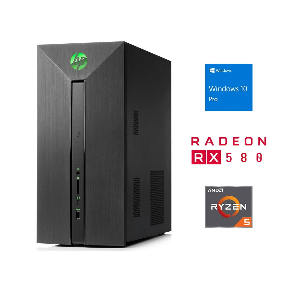 HP Pavilion POWER 580 Desktop, AMD Ryzen 5 1400 Upto 3.4GHz, 32GB RAM ...