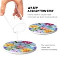 2pcs Ceramic Car Coasters Standard Size With Cork Base And Removal ...