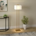 Evelyn&Zoe Modern/Contemporary 68" Tall Brass Floor Lamp - Walmart.com