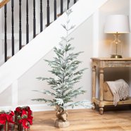 Gerson 33-Inch High Galvanized Metal Tabletop Evergreen Tree with Star ...