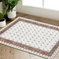 RUGKING 3x5 Area Rug Orange Multi Vintage Rug Kitchen Floor Cover ...