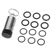 Scuba Diving Mini Tank Key Ring with Brass Pick & O-Rings (Silver ...