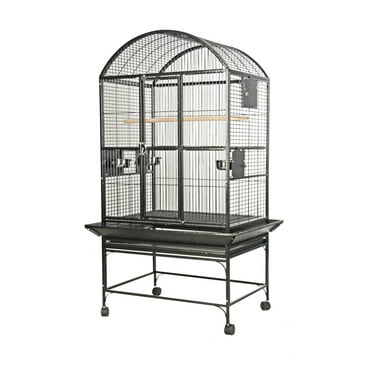 782217 Black Economy Open Victorian Top Bird Cage with Plastic Base, by ...