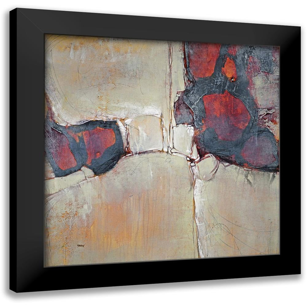 Shaw, Jennifer 15x15 Black Modern Framed Museum Art Print Titled ...