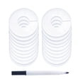 Axioma 11 Pieces Clothing Size Dividers Closet Rack Dividers Wardrobe ...