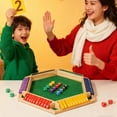 Wrongduck Shut The Box Game, Wooden Board Table Math Game for 2–8 ...