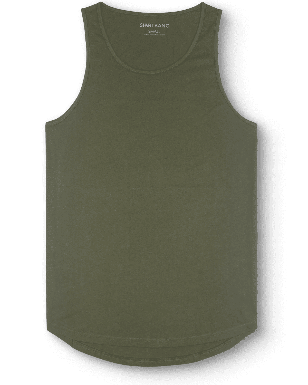 Mens Drop Cut Tank Tops Scallop Bottom Dropcut Tank for Men Singles and ...