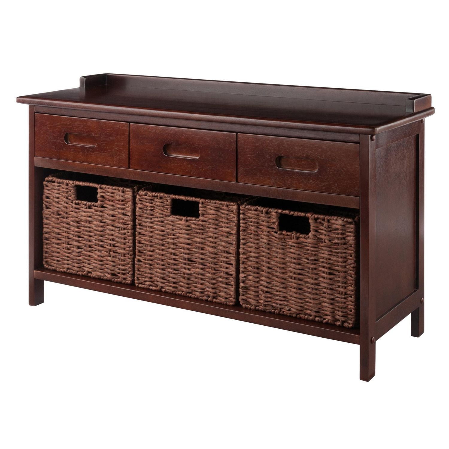 Click here for Winsome Adriana 4pc Storage Bench With Baskets In... prices