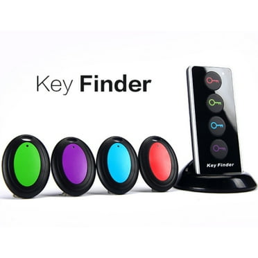 6 Smart Key Locators with Remote Tracker, 1 RF Transmitter, Item ...