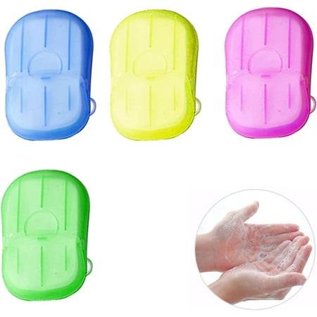 nipocaio Disposable Paper Soap, 80 Portable Disposal Soap, Mini Soap ...