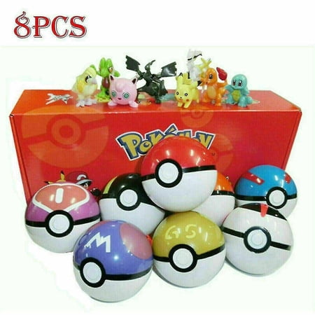 8pcs Pokeball Character Toys Doll Kid Toy Gift | Walmart Canada