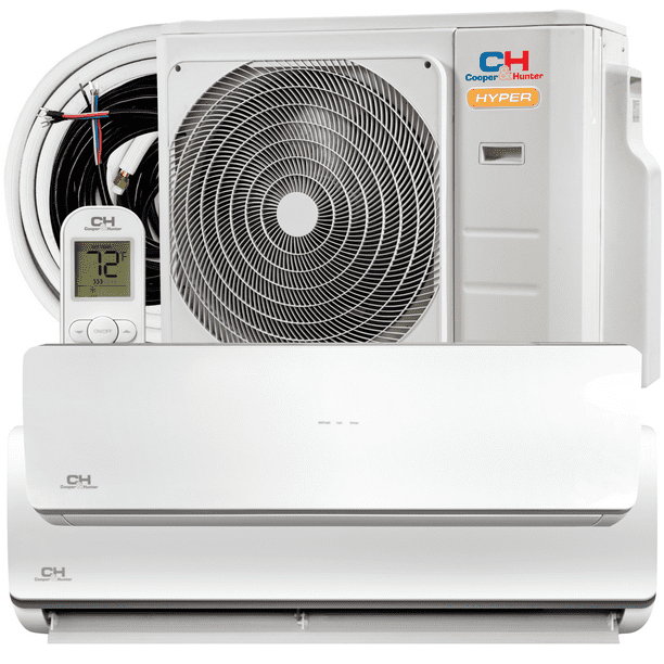 Cooperandhunter Dual 2 Zone 36 000 Btu Hyper Series Multi Zone 12k 24k
