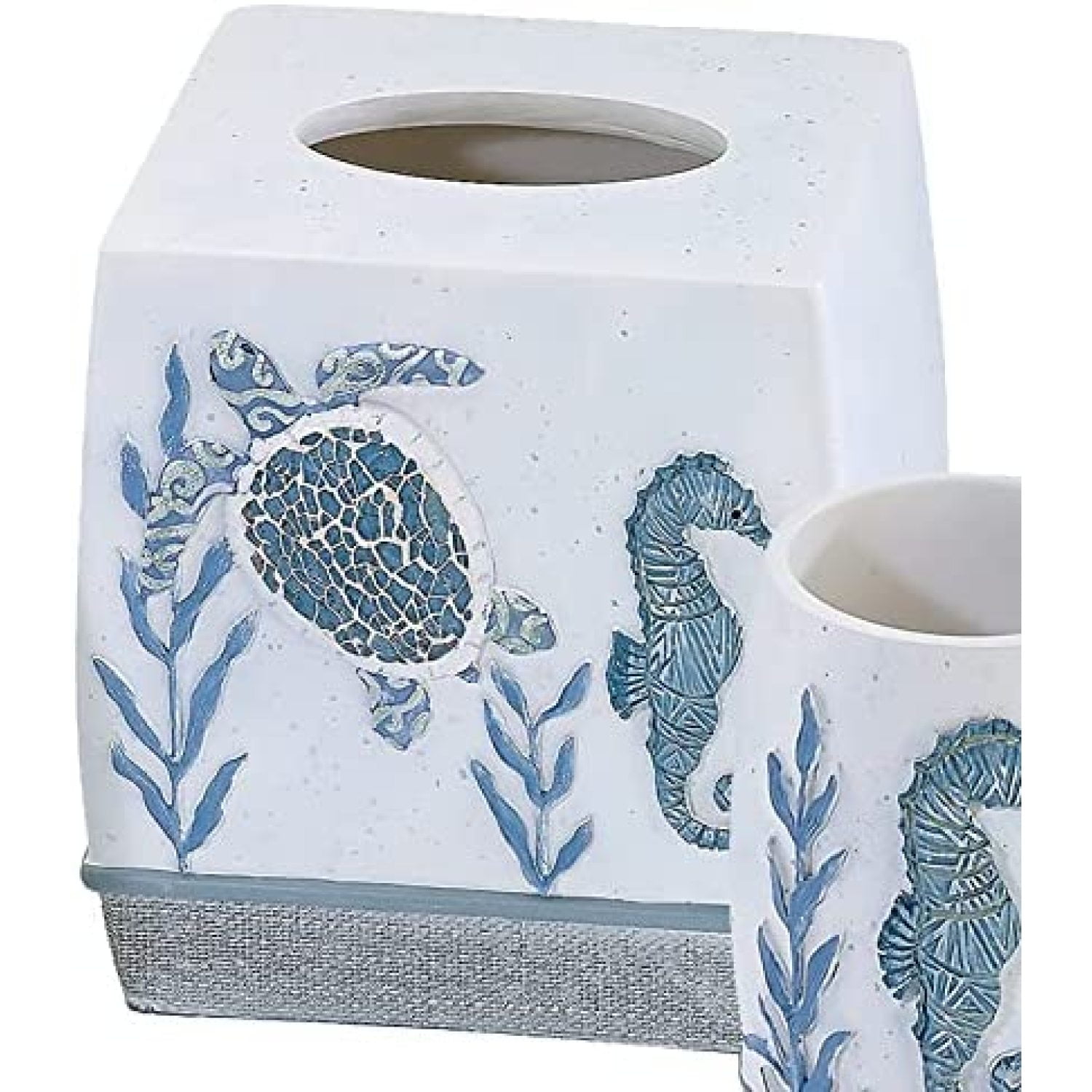 HTYSUPPLY Mosaic Sea Turtle Tissue Box - Walmart.com