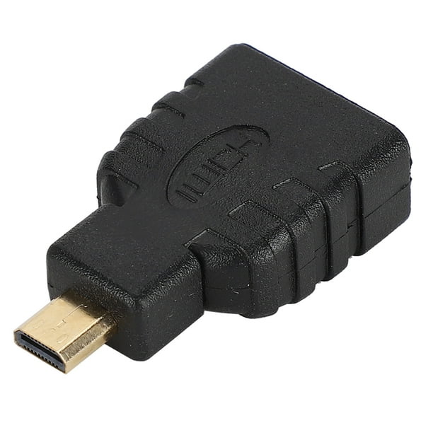Micro HDM Ito HDMI Adapter,10 Pcs Black ABS HDMI Adapterfor Raspberry ...
