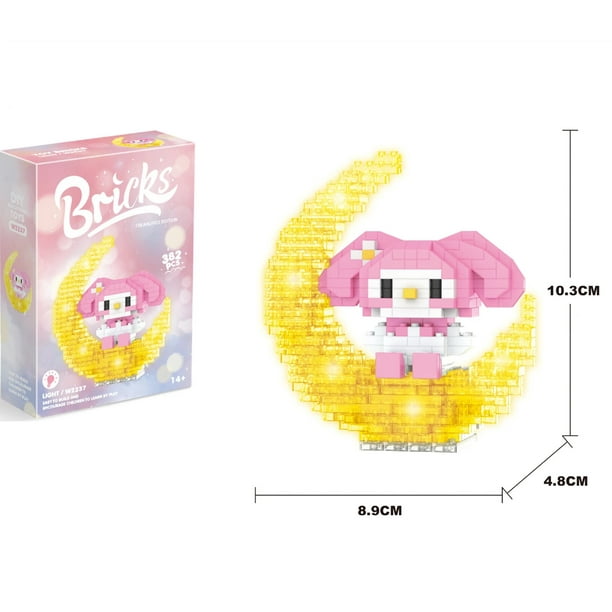 Sanrio-bloques de construcción de Anime Kawaii para niños, Hello Kitty ...