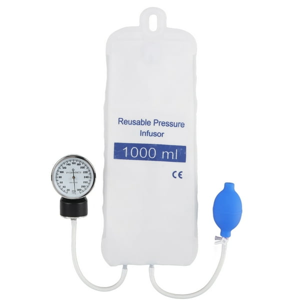 Pressure Infusion Bag ICU Monitoring Fluid Quick Infusion with Indicator Gauge Head for Rapid ...