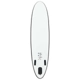 vidaXL Inflatable Stand Up Paddleboard Set Black and White - Walmart.com
