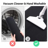 Galmaxs7 Kitchen Rugs, Rubber Backing, Washable Floor Mat, Black, 20x70 ...