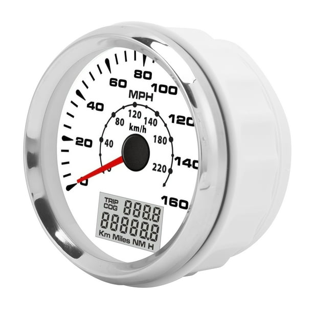 Red Backlight Gauge,3‑3/8in Speed Gauge GPS Speedometer GPS Velometer ...